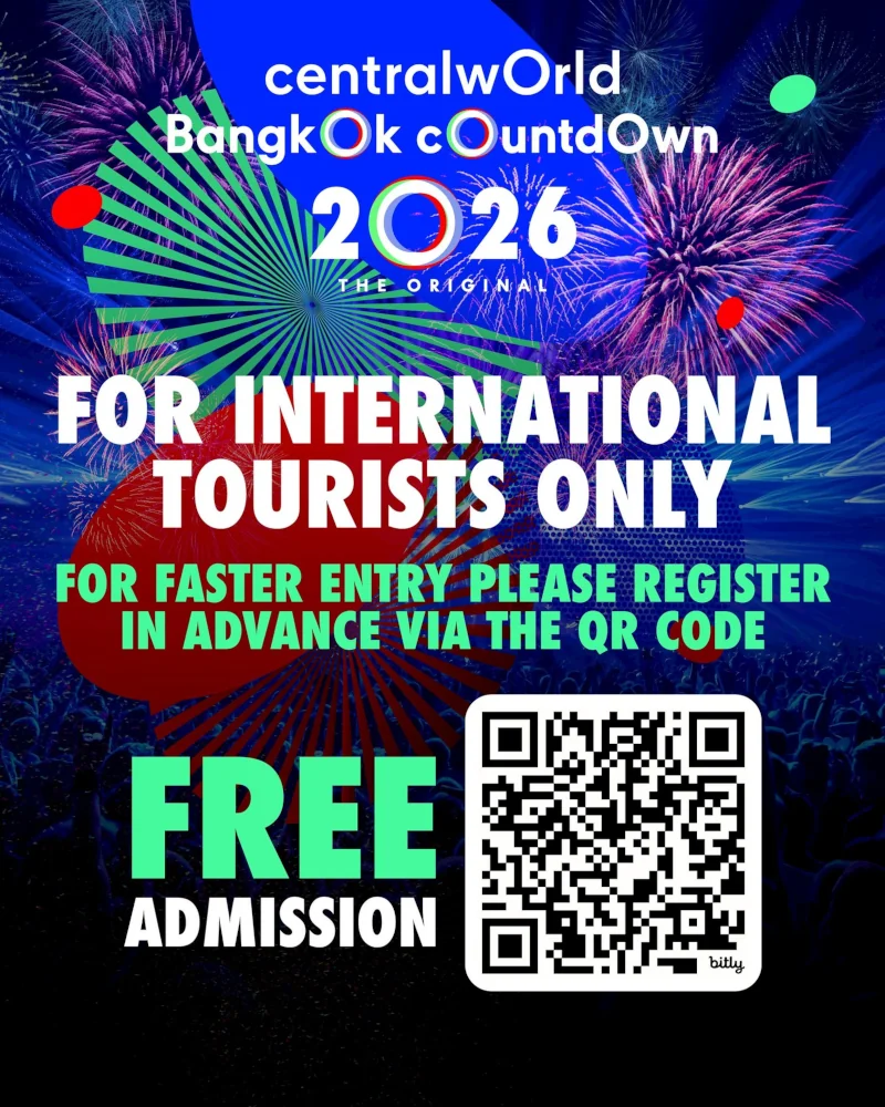 CentralWorld Bangkok Countdown 2027 on New Year's Eve